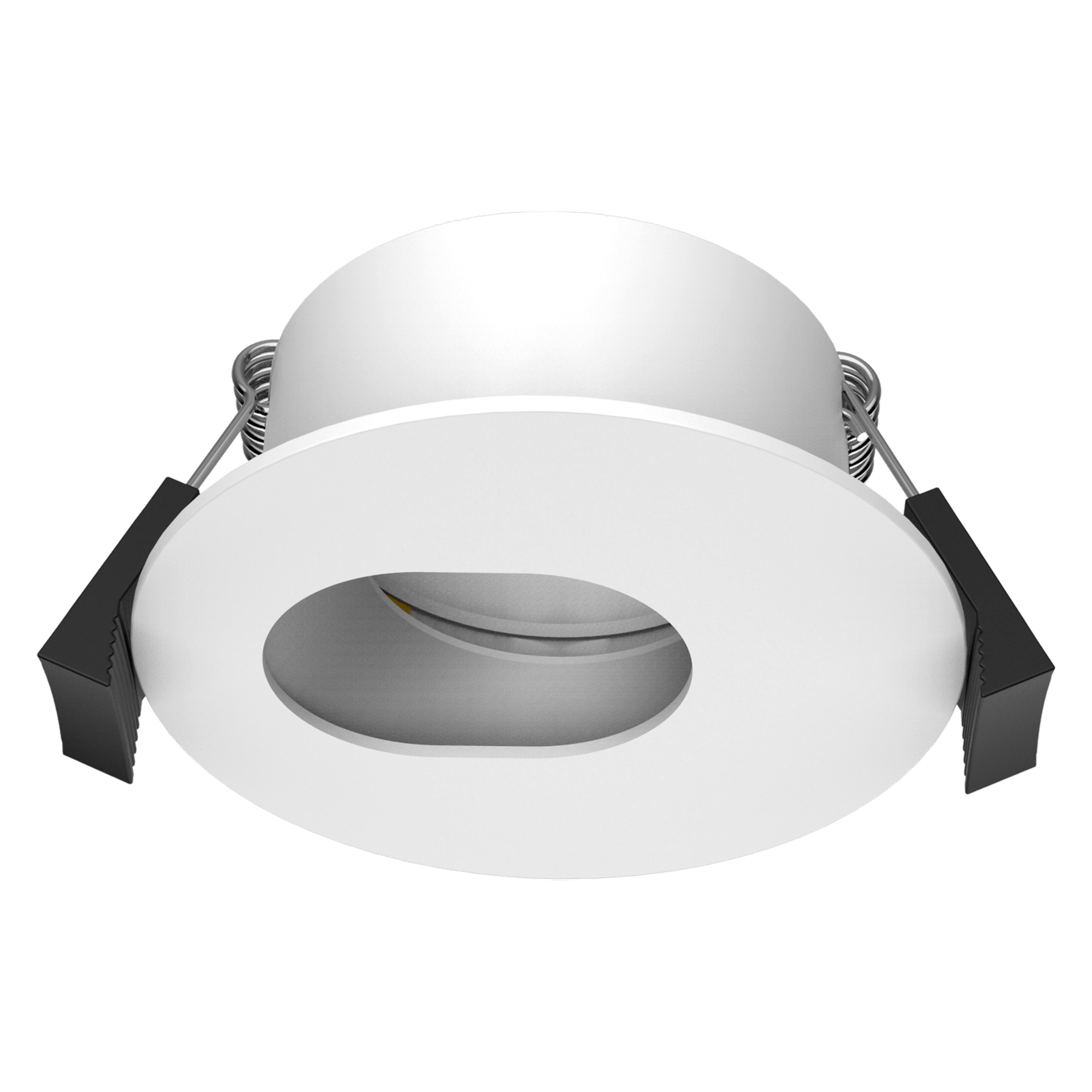 Luminaria Embutir Spotlight Modular Recuado Oval Branco Ø80 par16 Ip20 ...