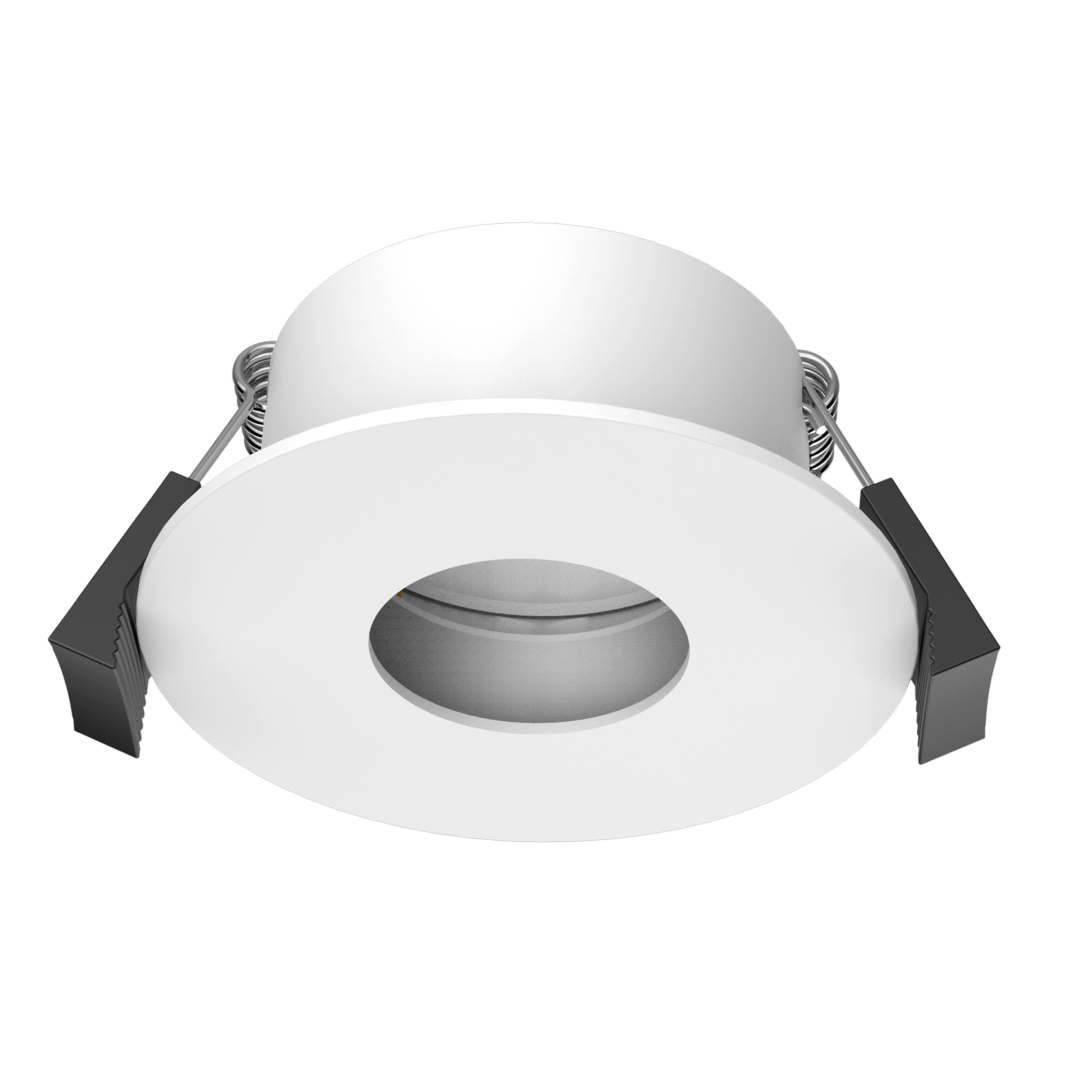 Luminaria Embutir Spotlight Modular Recuado Redondo Branco Ø80 Par16 ...