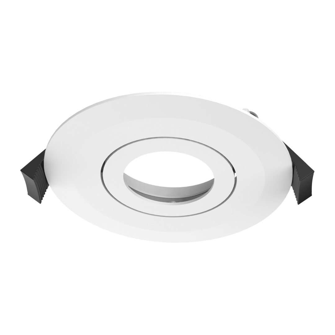 Luminaria Embutir Spotlight Modular Rebatido Redondo Branco Ø80 Par16 ...