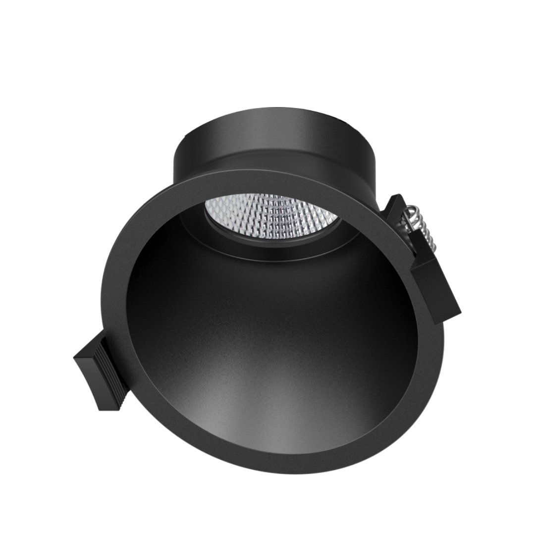 Luminaria Embutir Spotlight Modular Assimétrico Preto Ø95 Par16 Ip20 ...